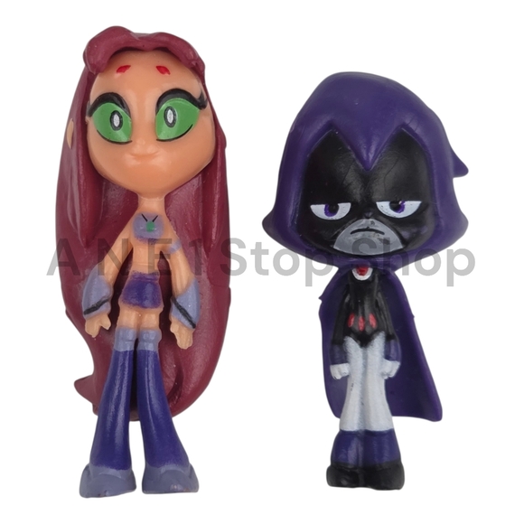 DC Comics | Toys | Teen Titans Go Mini Figures Starfire 2 Raven 75 ...